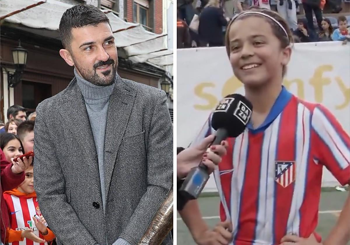 Luca, el hijo de David Villa que ya golea a los 12 años: «Voy a ser mejor que mi padre» | El ...